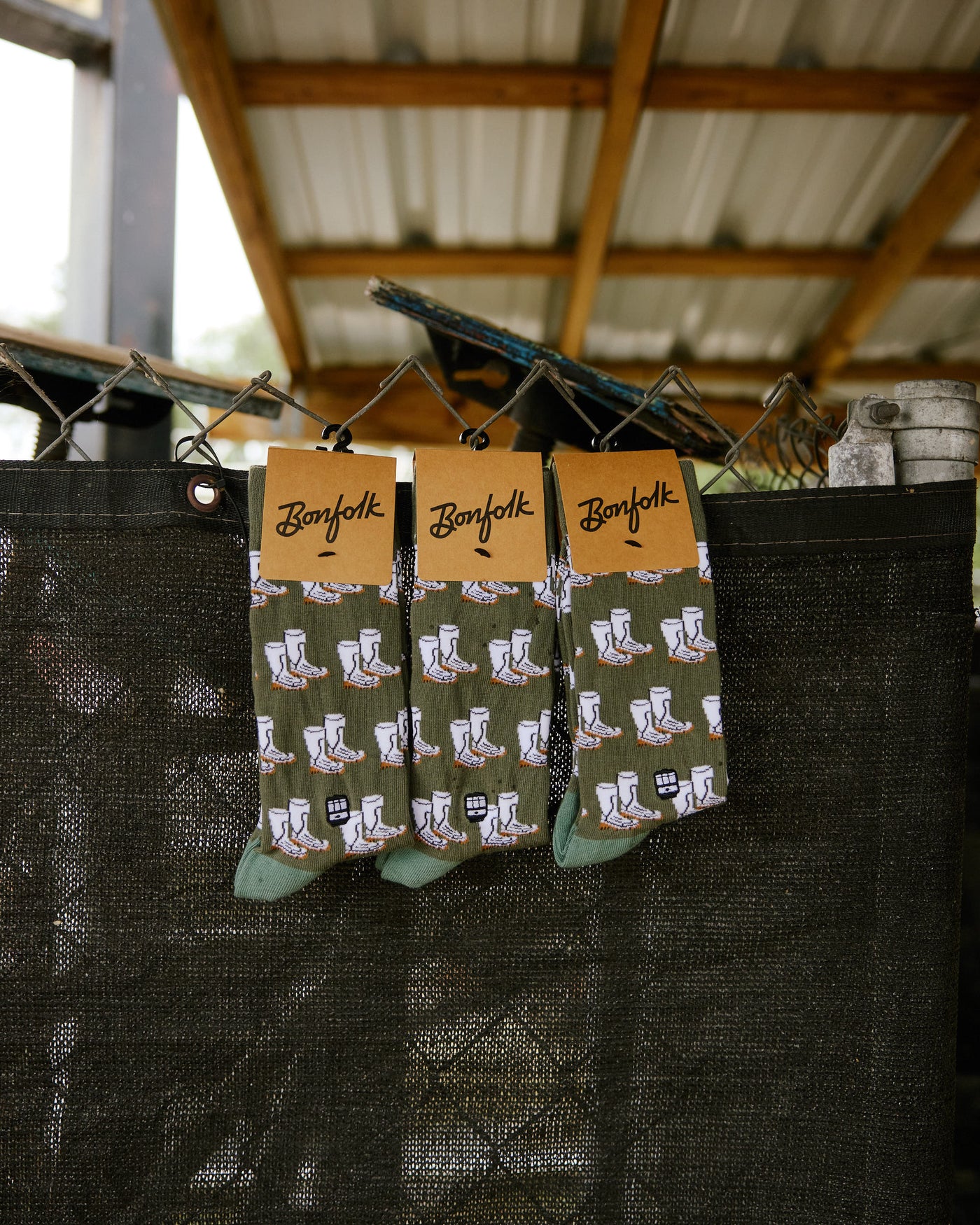 Shrimp Boots Socks
